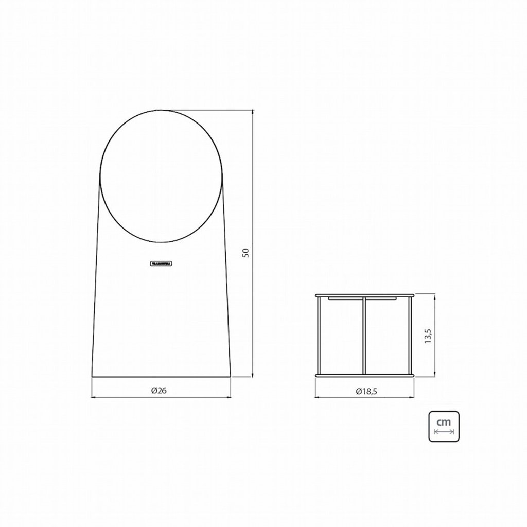 Porta Extintor Tramontina Supremo Aço Inox