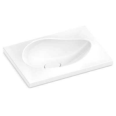 Cuba de Apoio Roca Ruy Ohtake 62x45cm - Branco