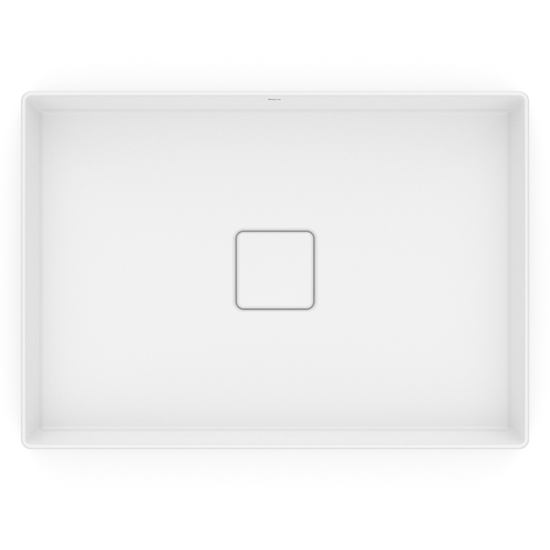 Cuba de Apoio Roca Terra 51 x 36 cm T6 Branco Fosco