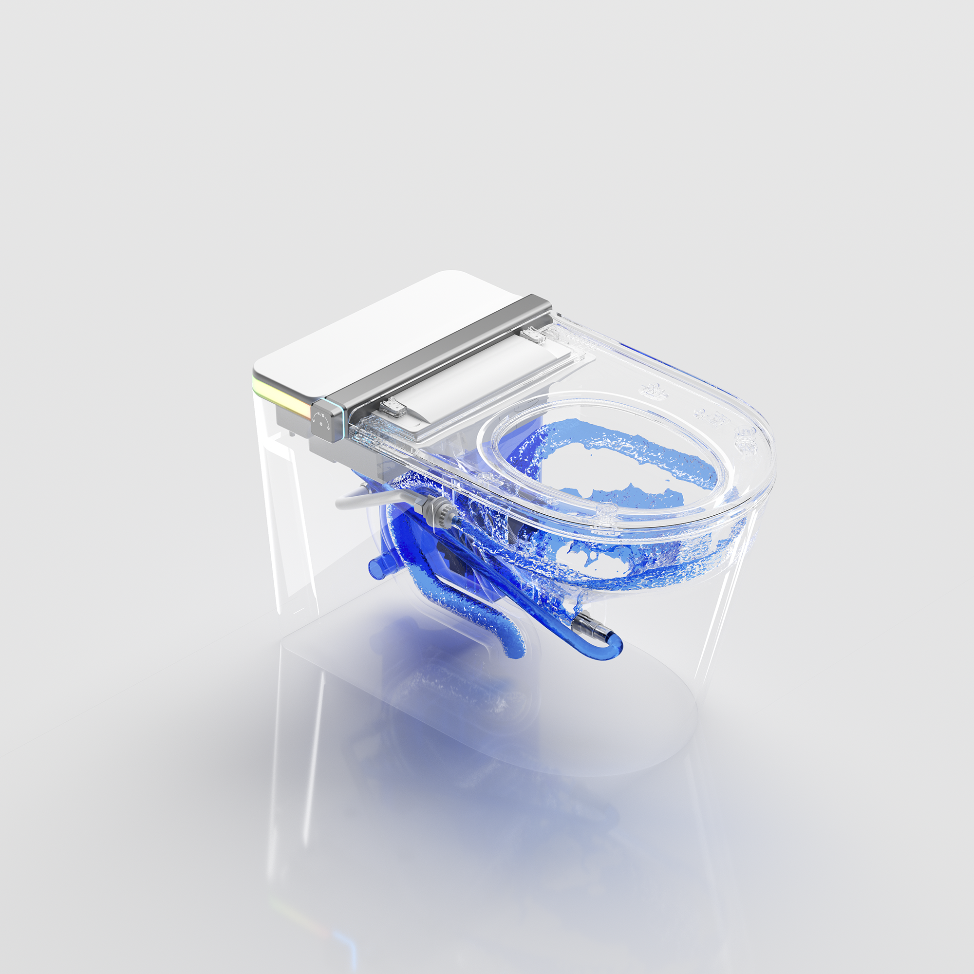 Vaso Sanitário Inteligente Eletrônico de Luxo Dunard Smart-E - Branco