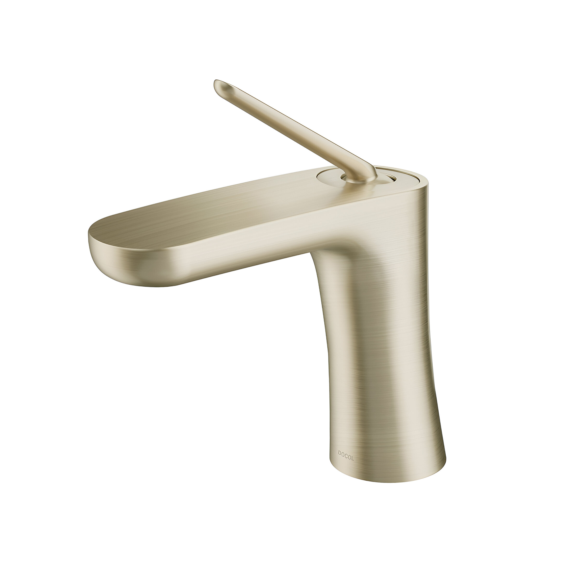 Torneira Banheiro Bancada Bica Baixa Docol Kaila - Níquel Escovado